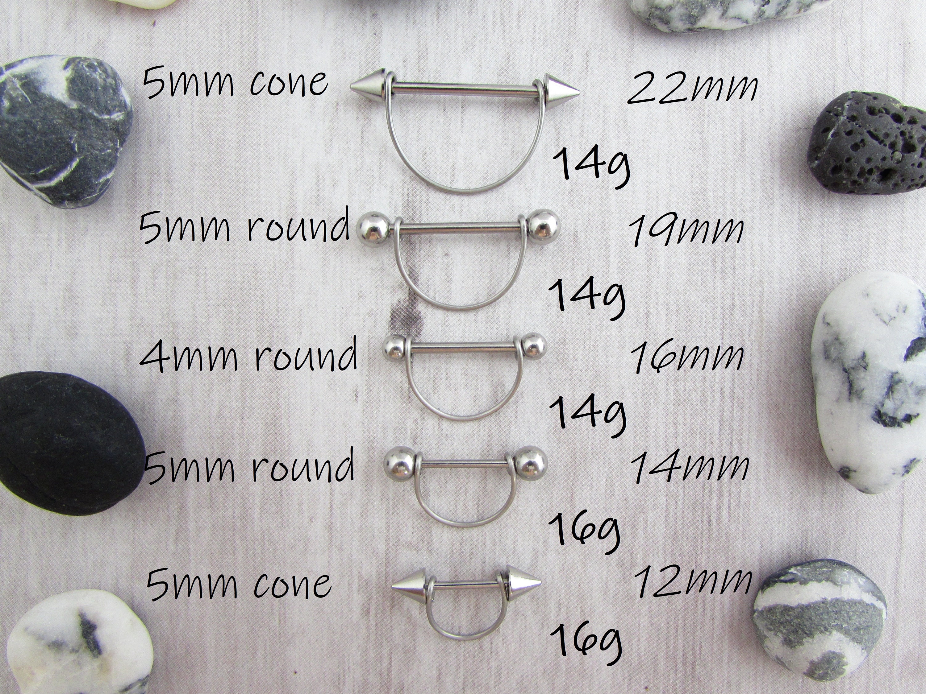 14g 16g Minimalist Nipple Shield 316L Stainless Steel Nipple Ring Nipple Shield 10mm 12mm 14mm 16mm 19mm 22mm Barbell nipple Piercing Etsy