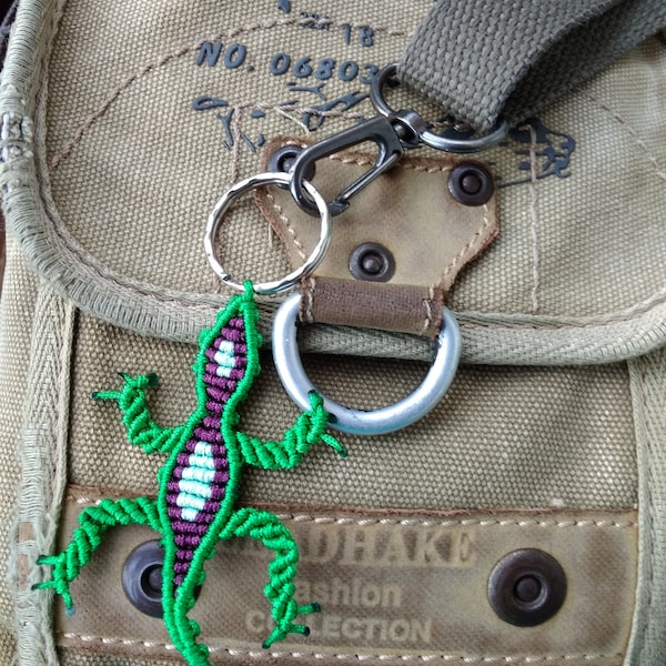 Lizard Keychain - Etsy