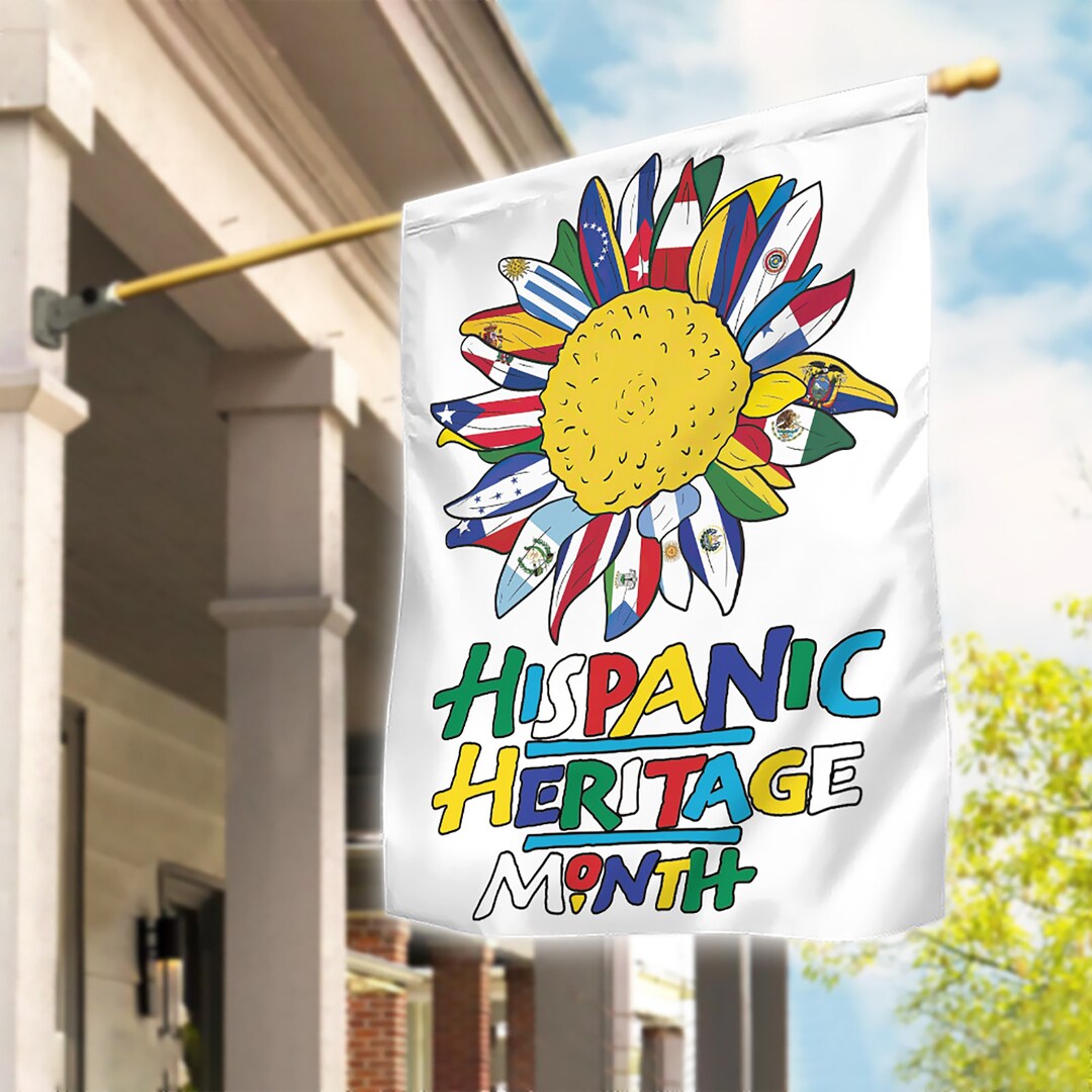 National Hispanic Heritage Month Flag Mexican Heritage Flag - Etsy