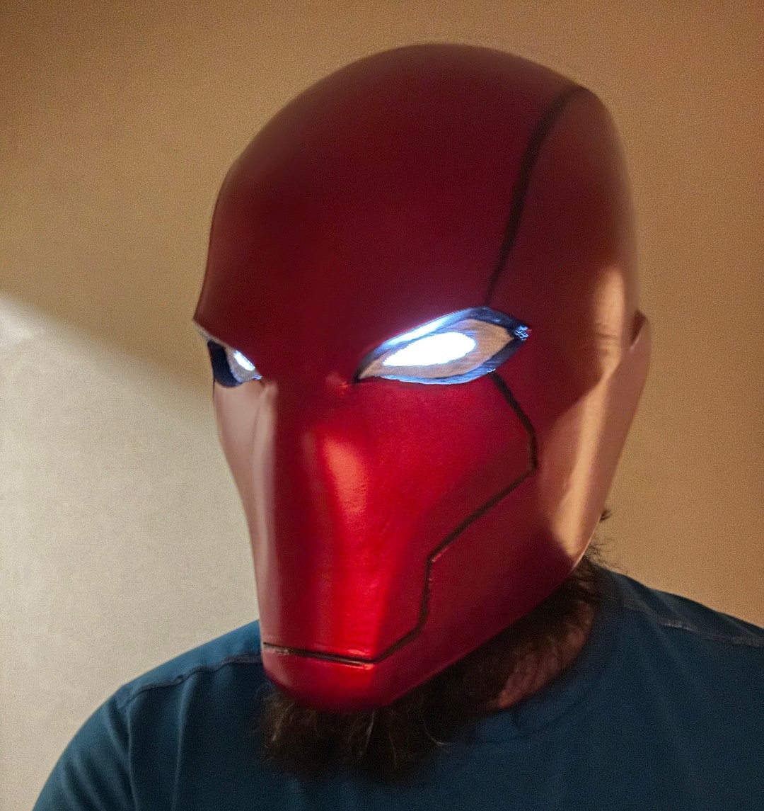 Red Hood Helmet 3D Printed Cosplay - Etsy Canada