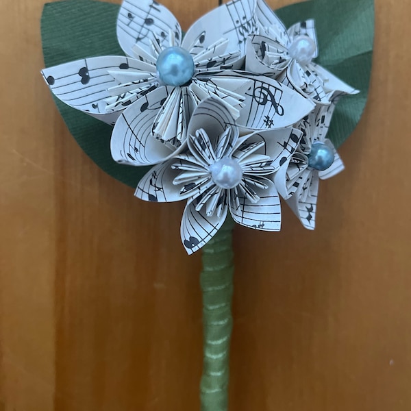 Music Paper Flowers - Etsy