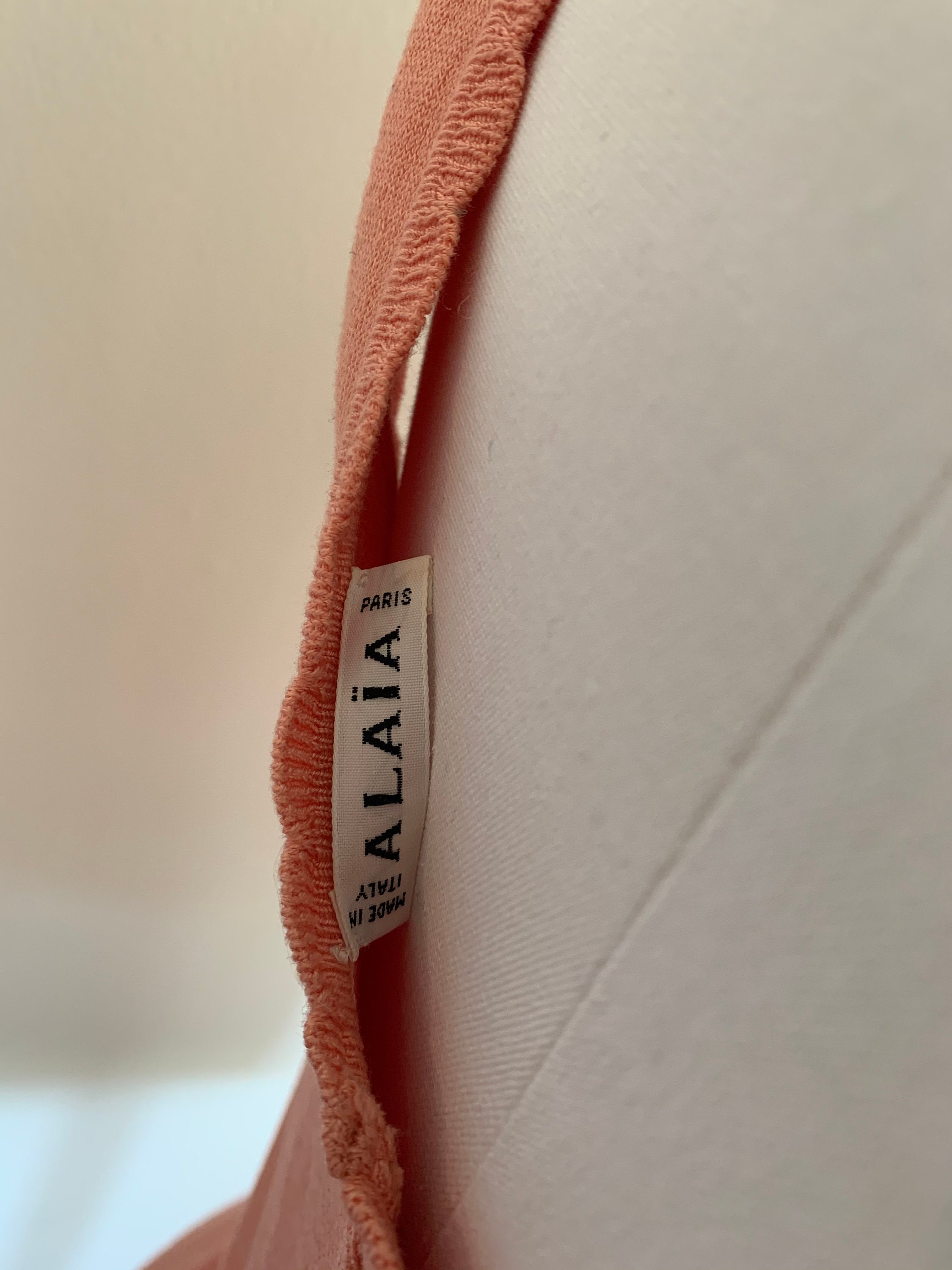 Vintage ALAIA Coral Knit Bodysuit Skirt Set, 90s Shapewear - Etsy