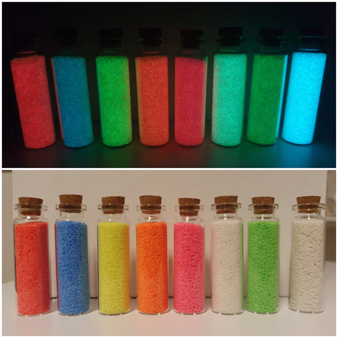Glow in the Dark SAND - Both Fluorescent and Luminous - Etsy