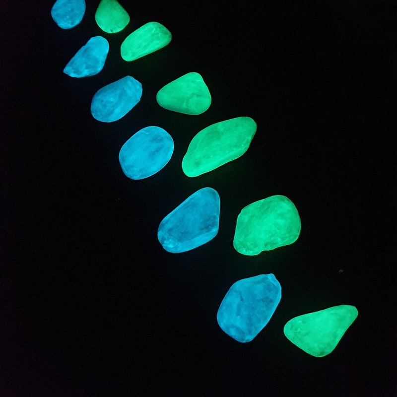 Glow in the Dark Stones - Etsy