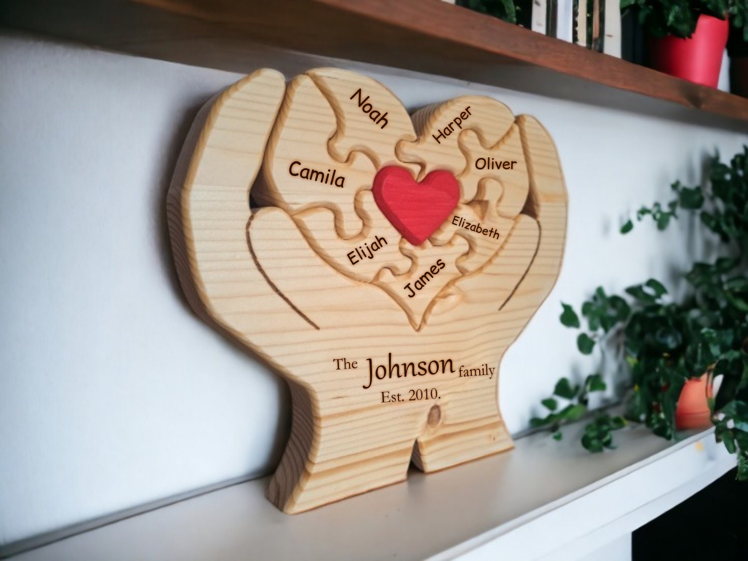 Custom Family Bond Puzzle, Heartfelt Connection Gift, Personalized Love ...