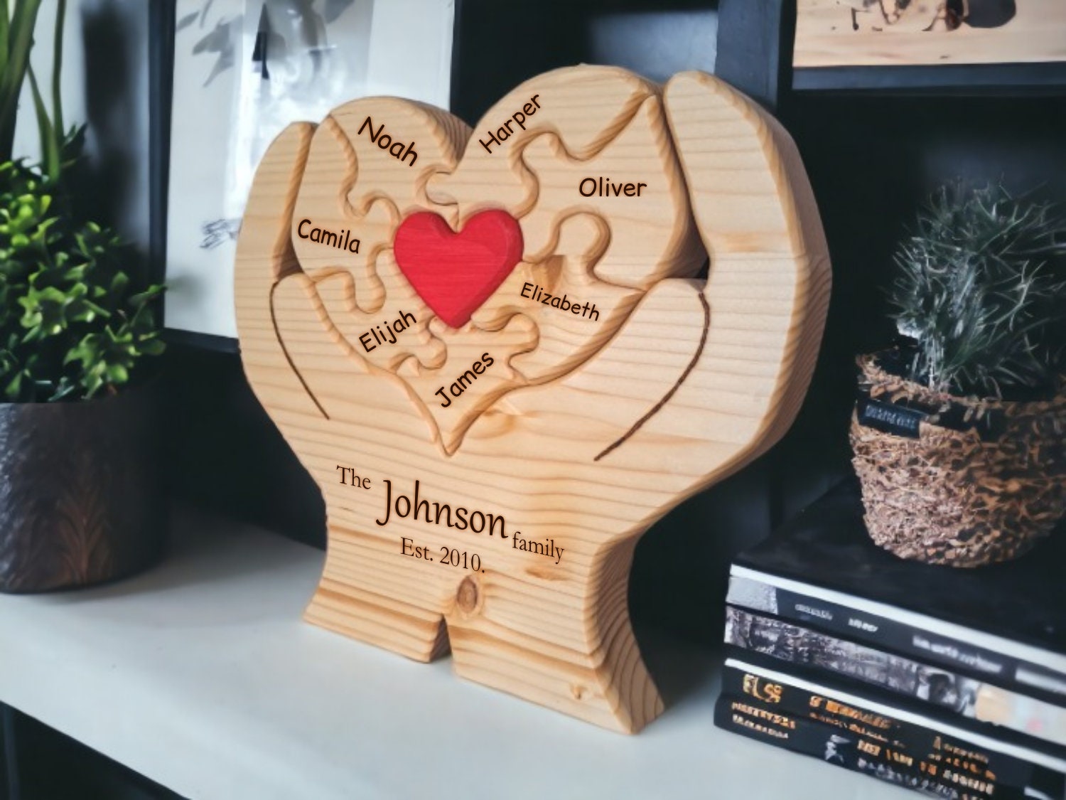 Custom Family Bond Puzzle, Heartfelt Connection Gift, Personalized Love ...