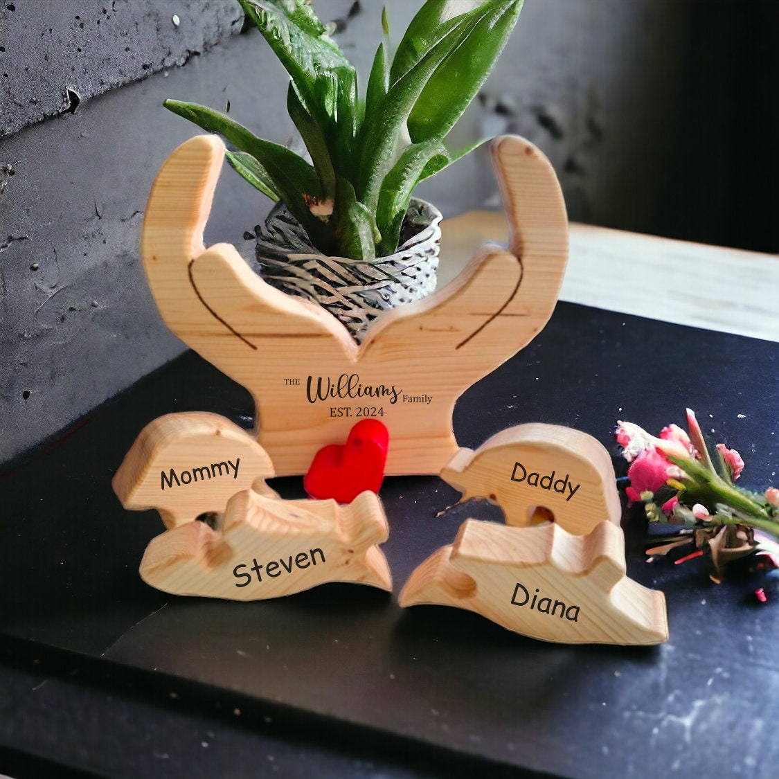 Custom Family Bond Puzzle, Heartfelt Connection Gift, Personalized Love ...