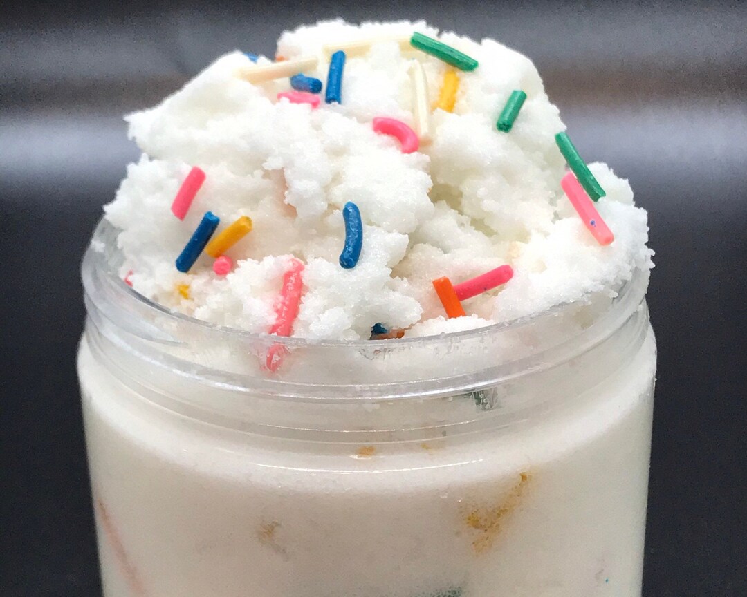Vanilla Birthday Cake Body Scrub - Etsy