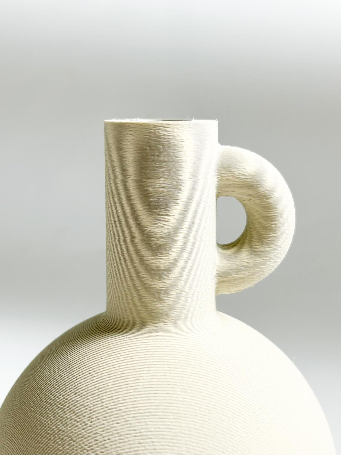 Modern Minimalist 3d-printed Vase Design Elegant Handle Vase File - Etsy