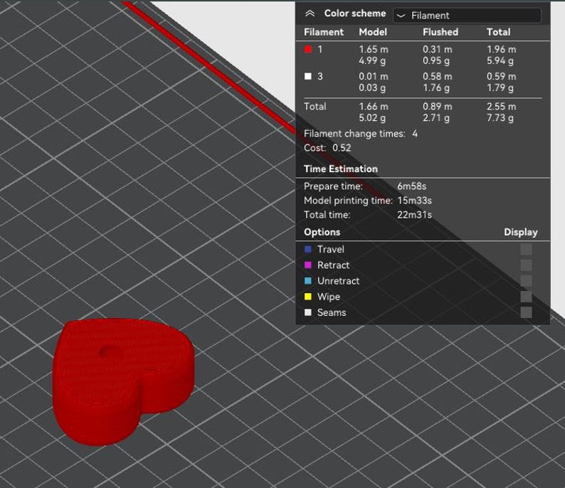 Love You Heart Magnet 3D Print File – Cute Candy-digital File STL for ...