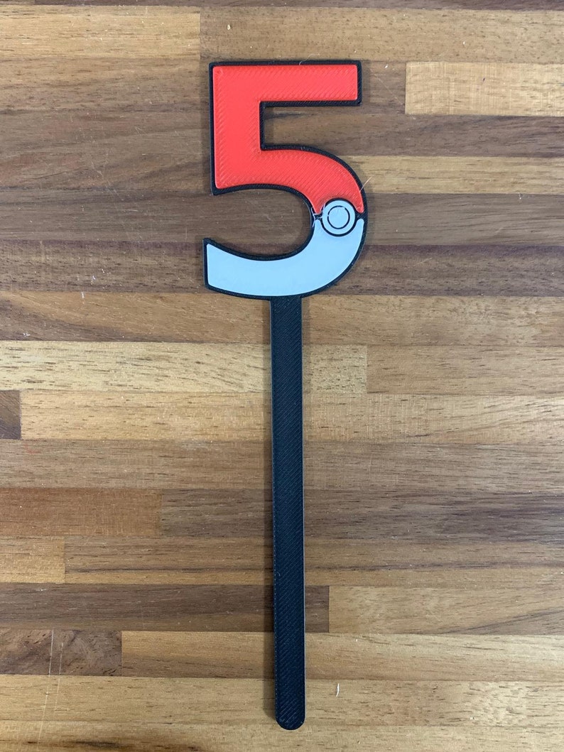 Cake Topper Pack 3D Print Stl File 3D Name Cake Topper Pokemon Bundle ...