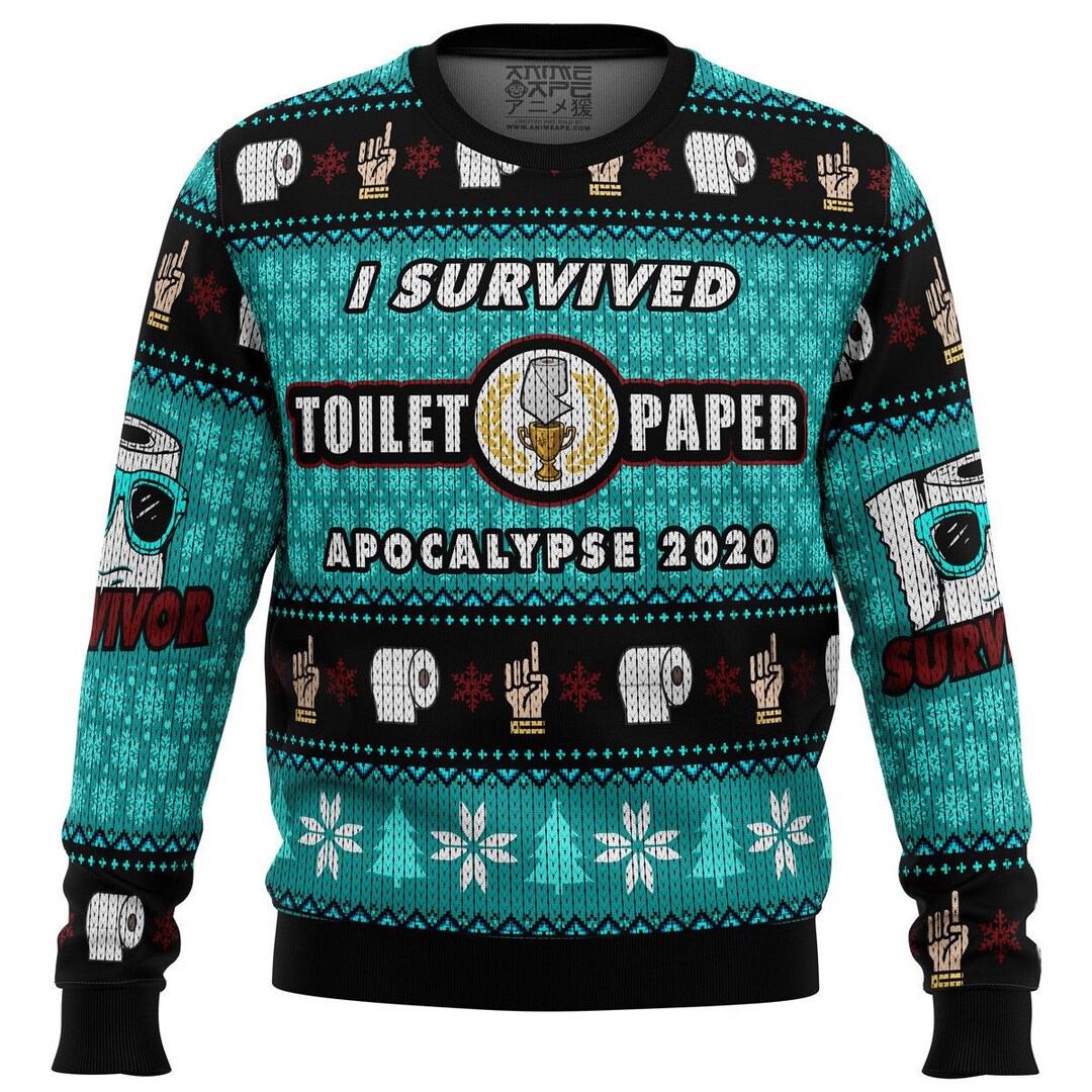 I Survived Toilet Paper Apocalypse 2020 Ugly Christmas - Etsy