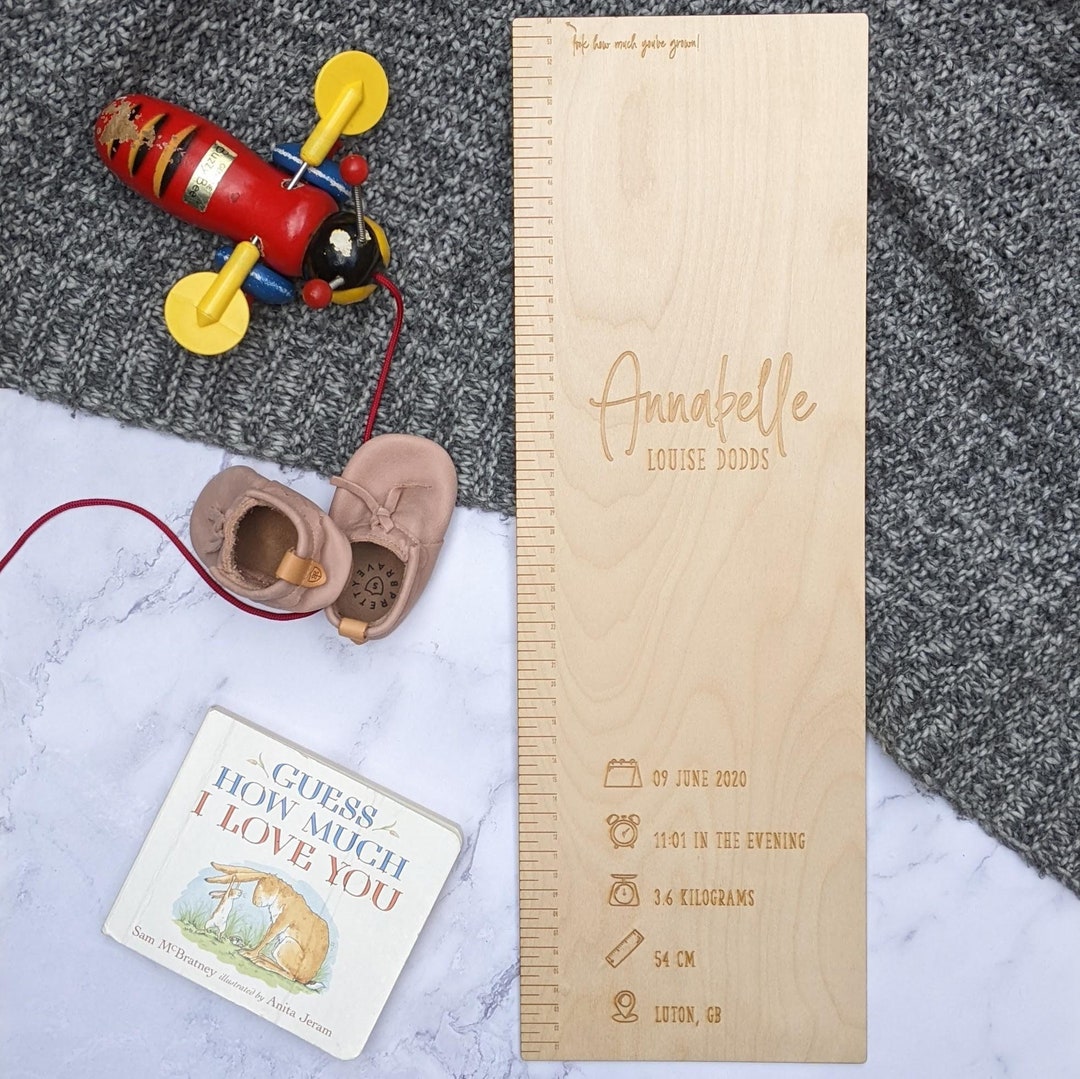 To Scale Birth Height Ruler - Etsy