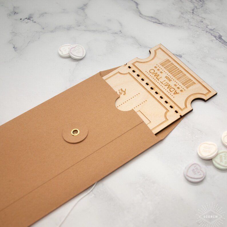 IOU VOUCHER TICKET Personalised Gift Coupon | Etsy