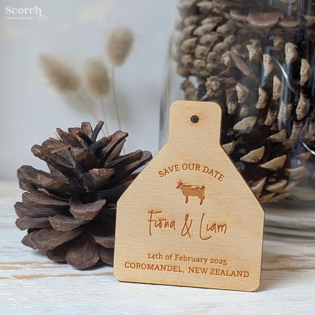 Cattle Tag Fridge Magnet - Etsy