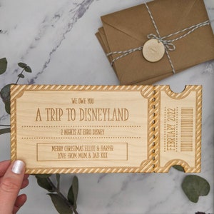 IOU VOUCHER TICKET Personalised Gift Coupon candy Stripe - Etsy