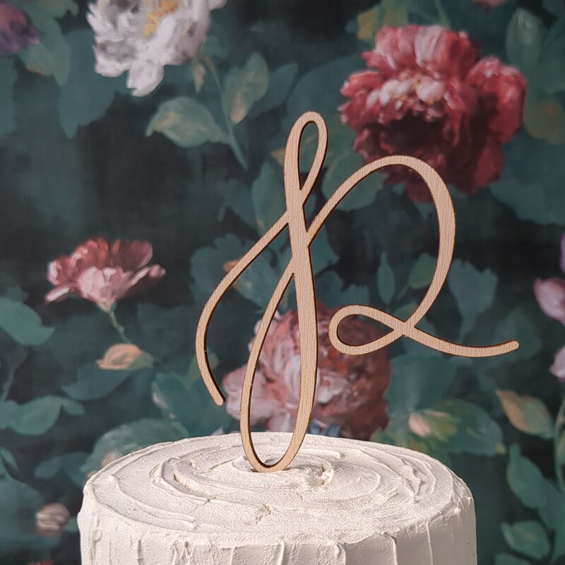 M Cake Topper - Etsy