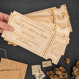 Pre-order IOU VOUCHER TICKET Personalised Gift Coupon calligraphy Font ...