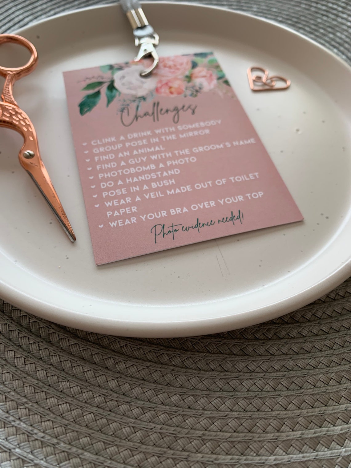 Floral Pastel Personalised Henfest Lanyards - Hen Do - Stag Do - Team ...