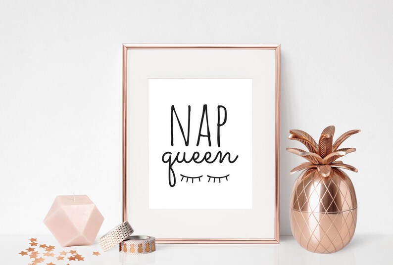 8x10 Nap Queen Printable Wall Art, Nap Queen Print, Nap Queen, Bedroom ...