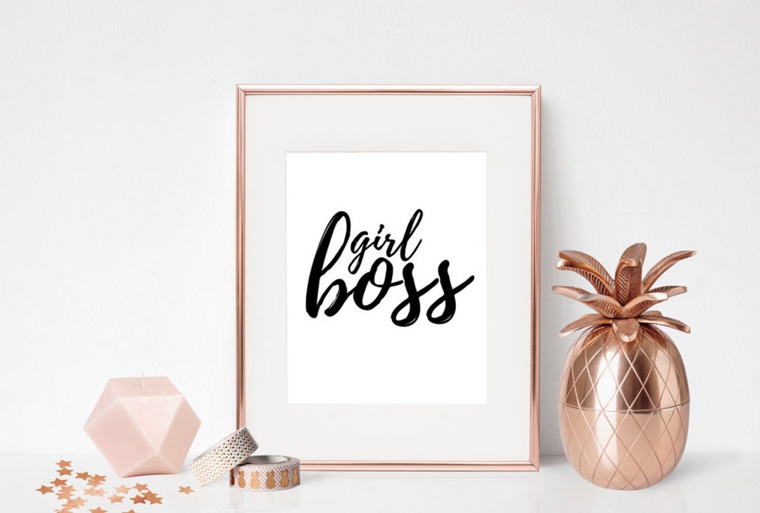 8x10 Girl Boss Printable, Printable Wall Art, Printable Quote, Girl ...