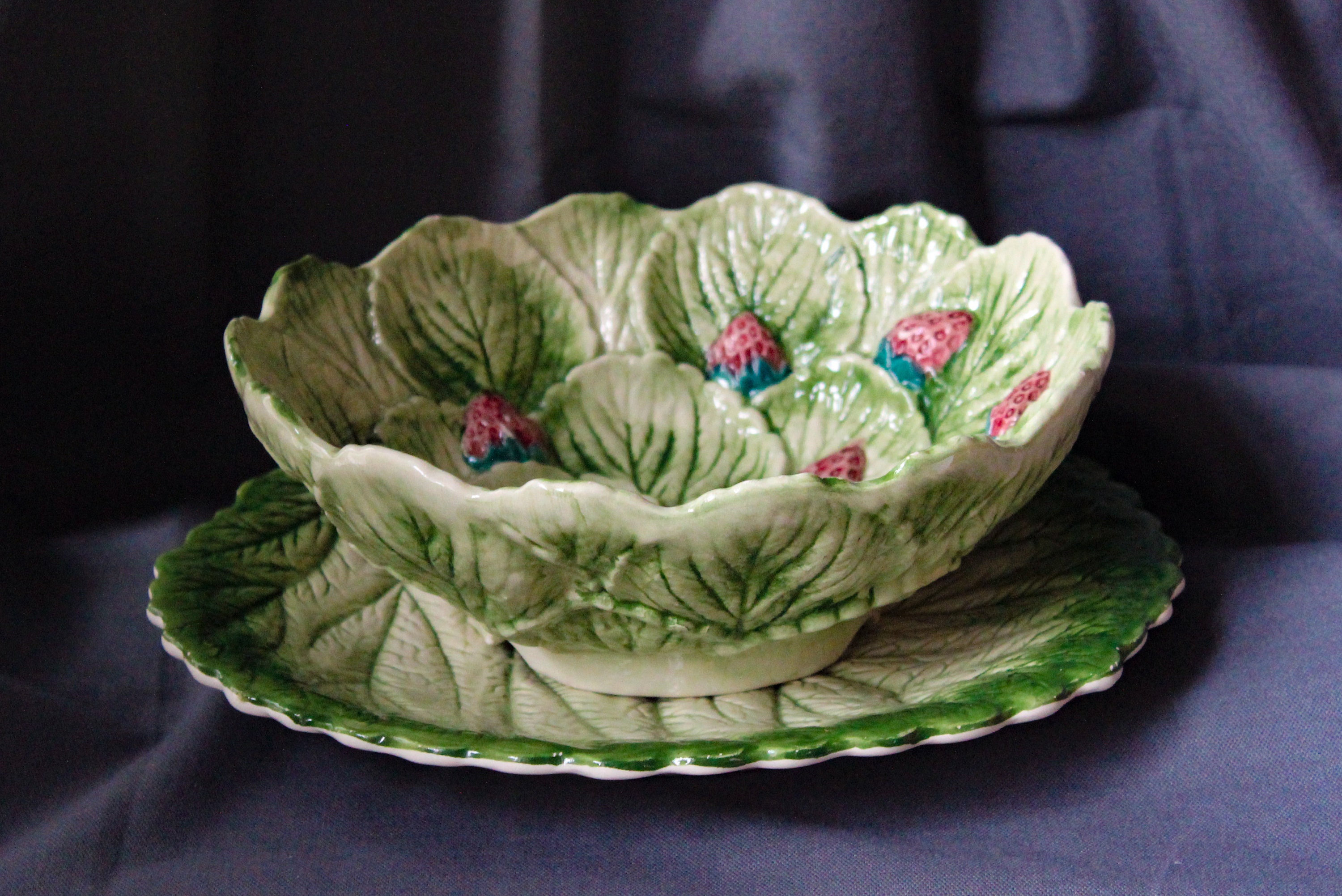 BARBOTINE EGOUTTOIR strawberry brand GV vintage