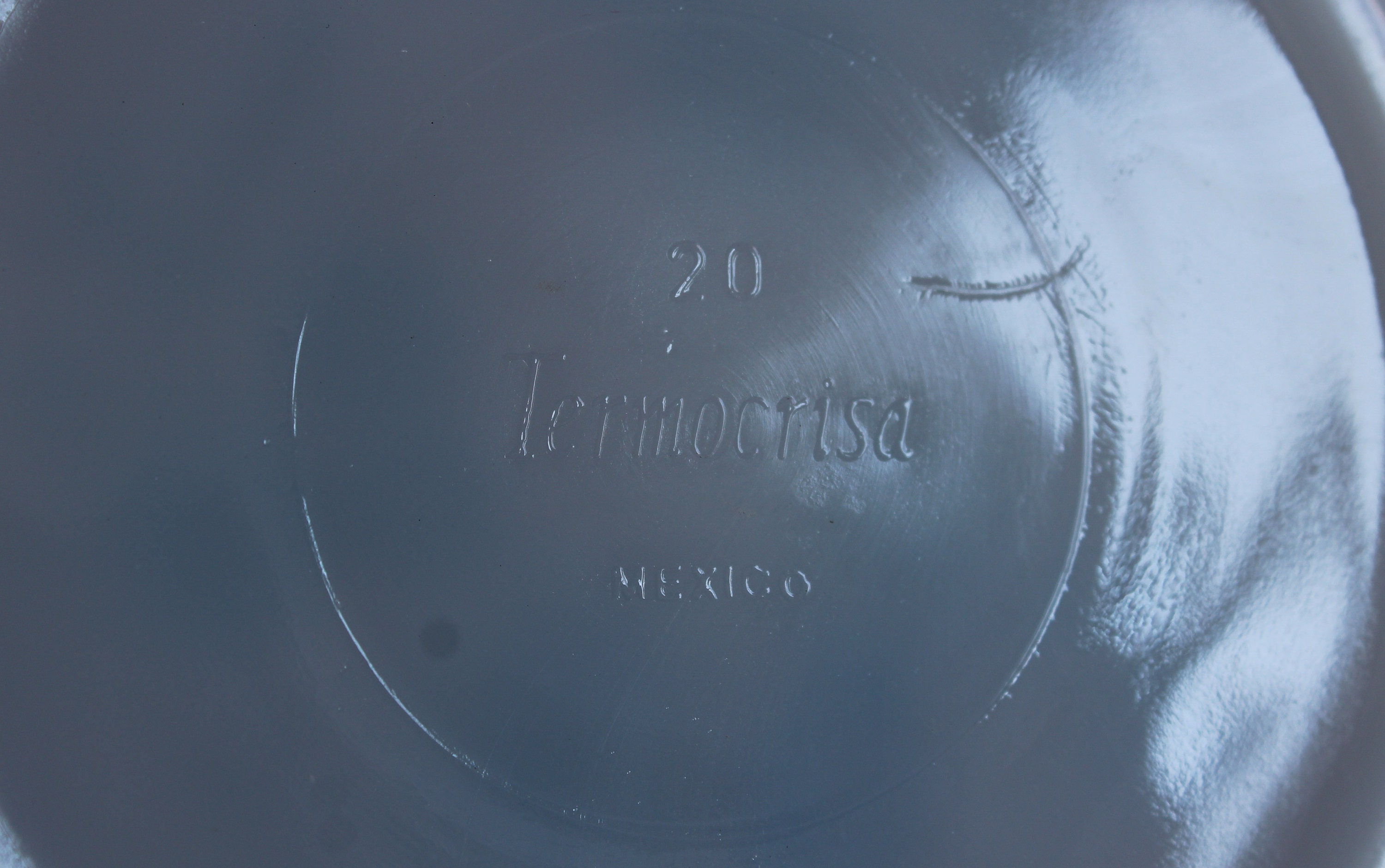 6 PLATES PLATES termocrisa in white opaline decorated flowers Mexico