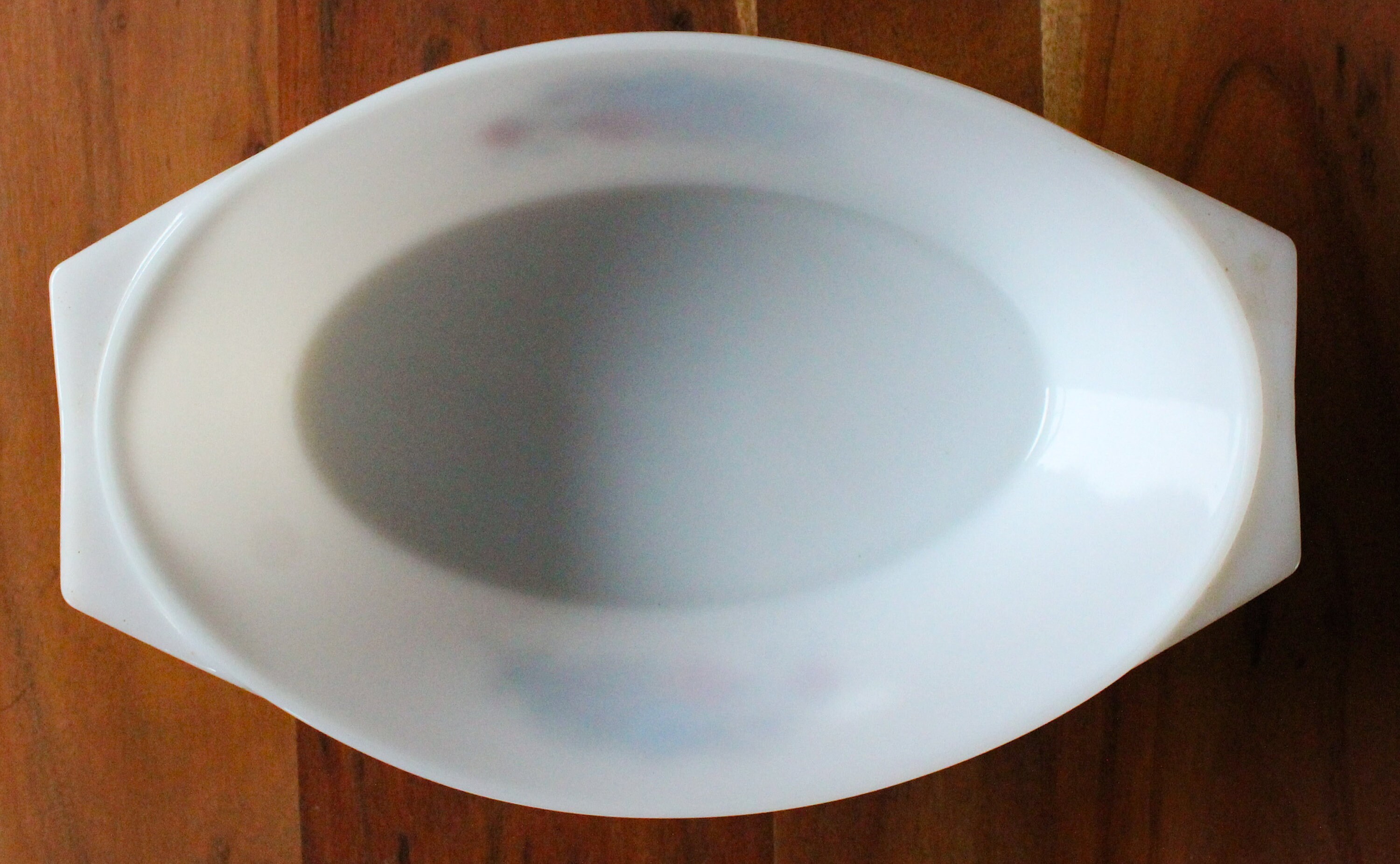 ARCOPAL casserole dish with lid, in tempered opal, volubilis pattern ...