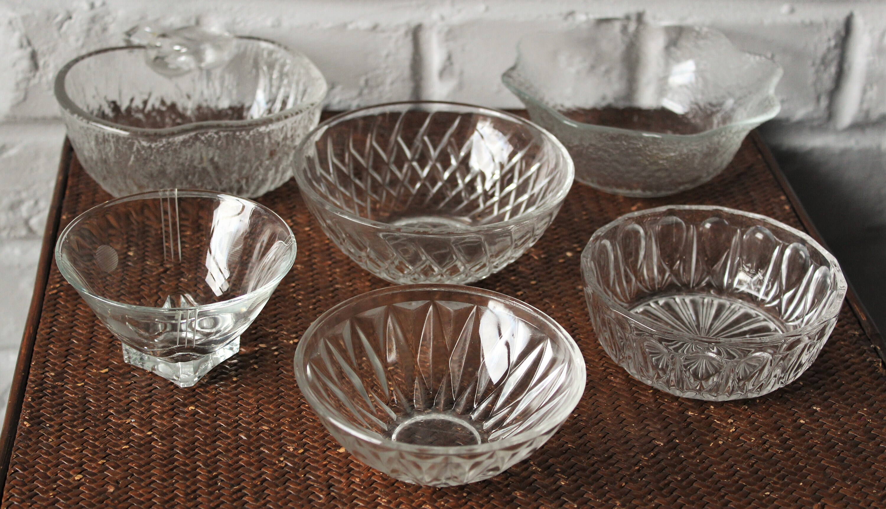 6 VINTAGE dessert CUPS mismatched to give a contemporary touch | Etsy