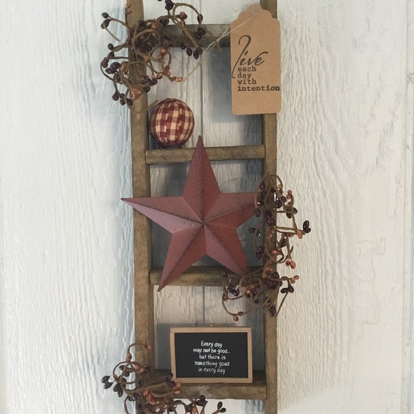 Primitive Ladder - Etsy