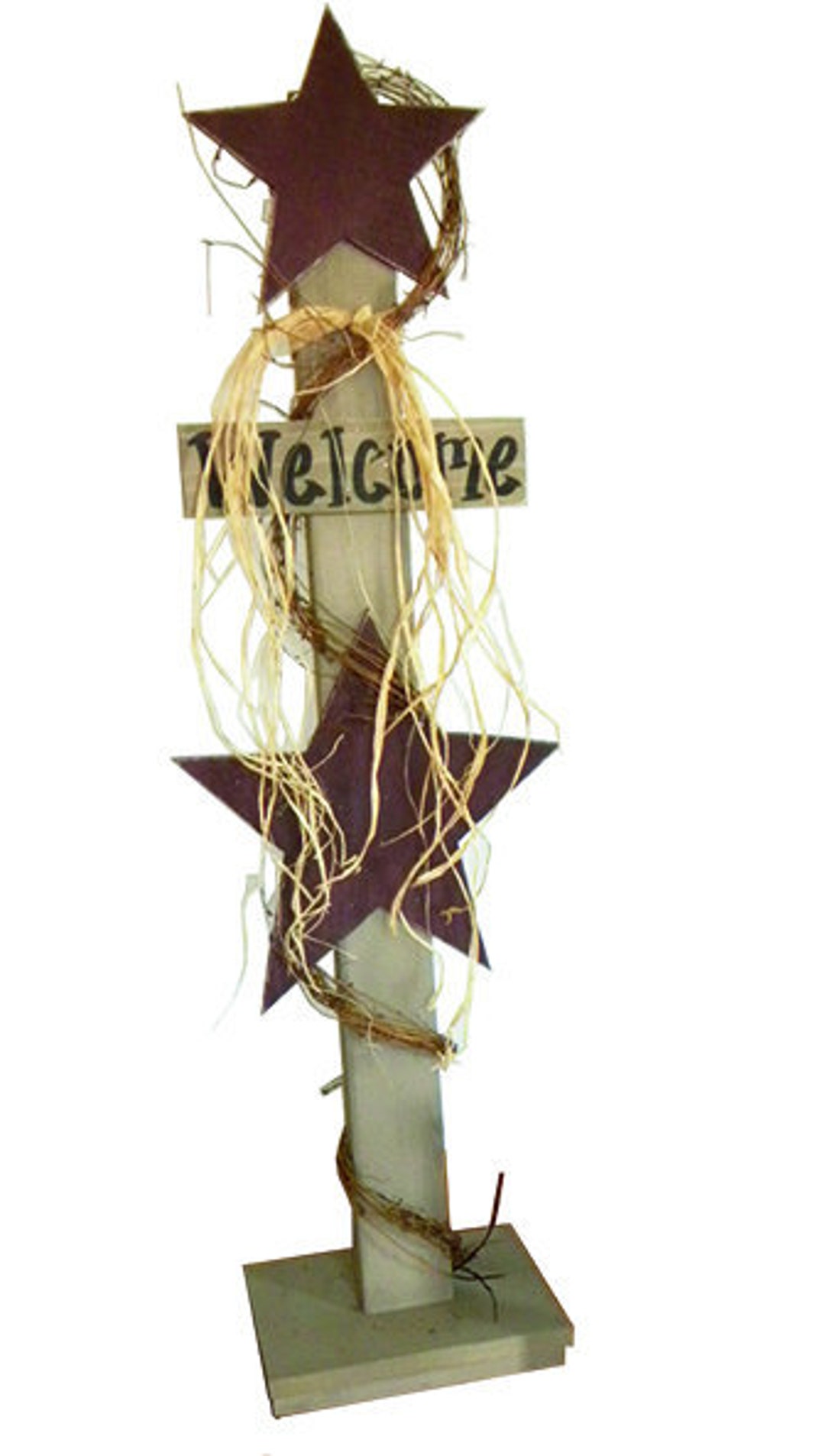 Primitive Star Post - Etsy