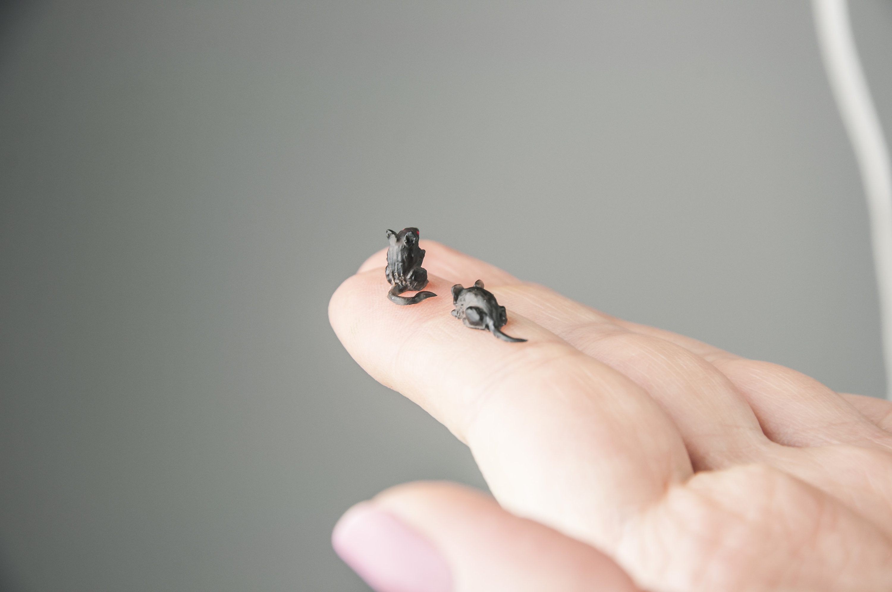 Two cute little mice 1/12 scale. Doll House Dioramas 1:12 | Etsy