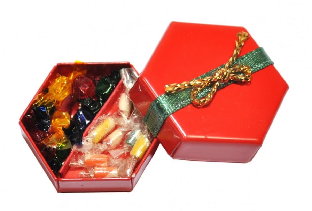Dolls House Red Box of Candy Sweets Miniature Gift Shop - Etsy