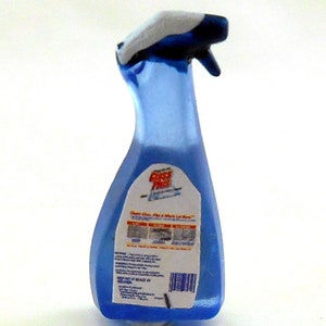 Dolls House Miniature 1:12 Scale Kitchen Cleaning Accessory Spray Glass ...