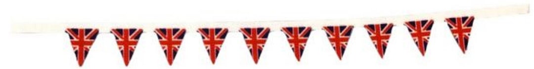 Dolls House Union Jack Great British Flag Bunting Party Banner Decor ...