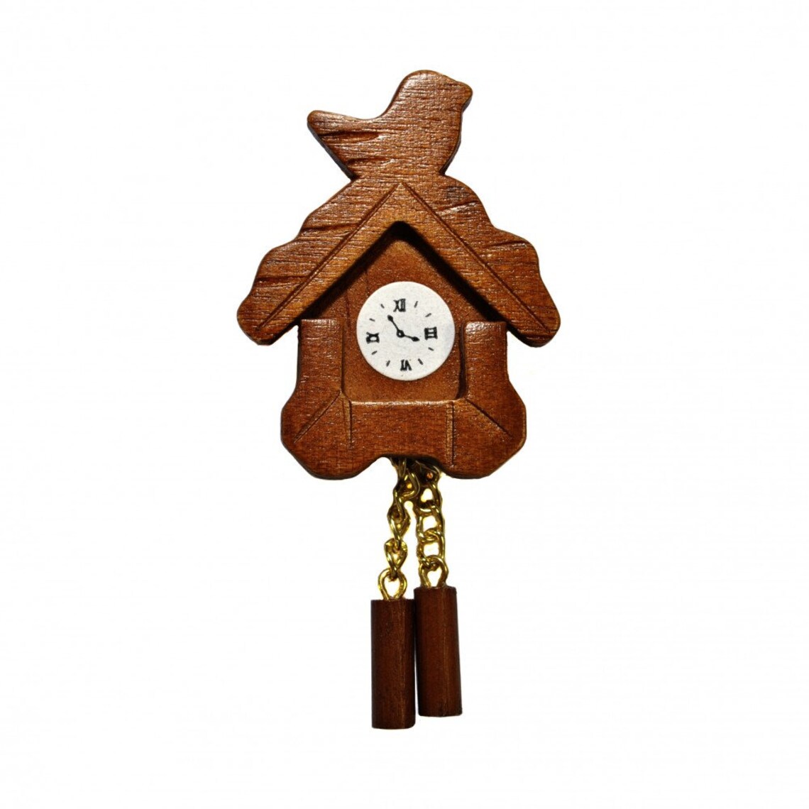Dolls House Wooden Cuckoo Clock Miniature Wall Accessory 1:12 Scale - Etsy