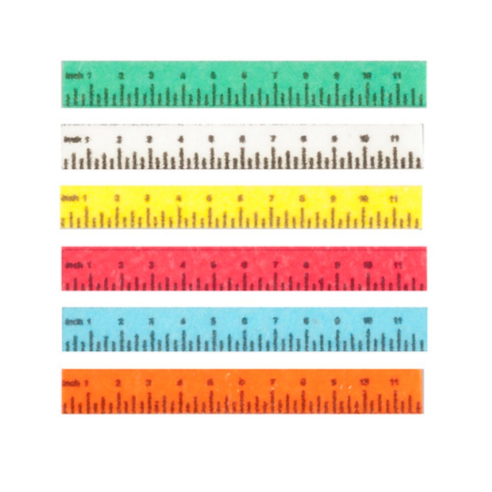 Dolls House 6 Coloured Rulers Miniature Office School Desk Accessory - Etsy