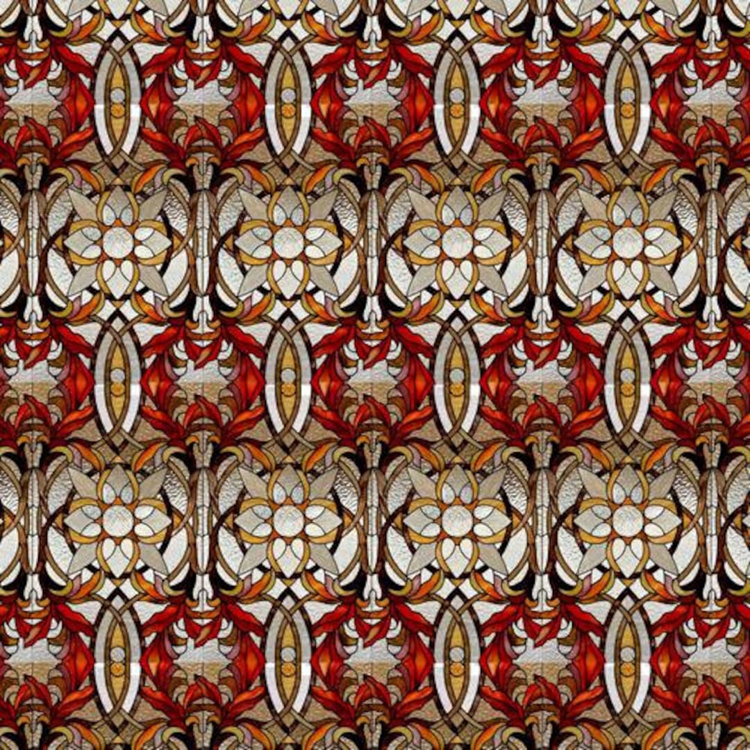 Dolls House Stained Glass Window Glazing Sheet 1:12 Scale Miniature ...