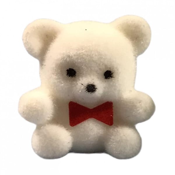 Flocked Bear - Etsy UK