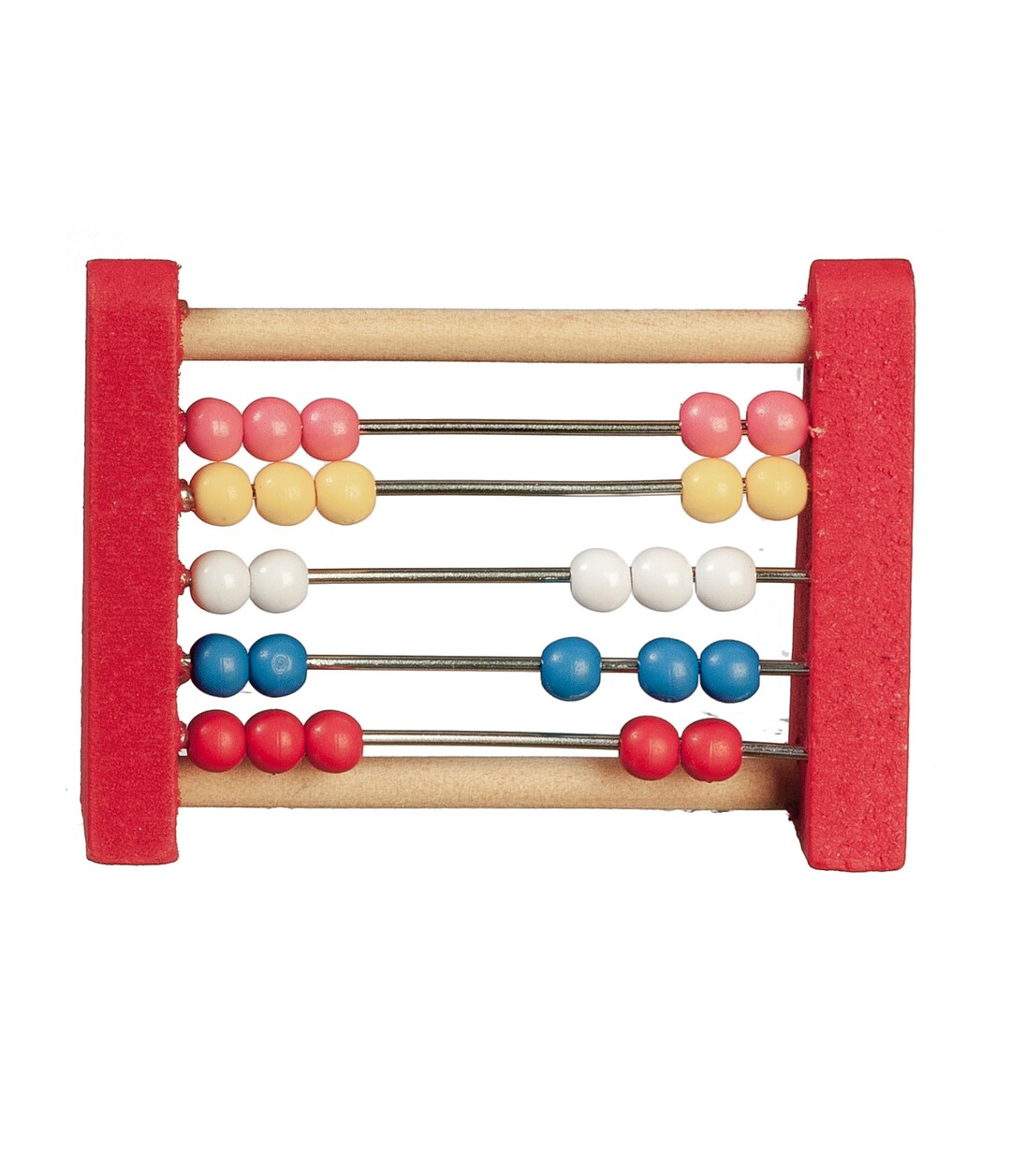Dolls House Red Abacus Counting Frame Miniature Nursery Toy School ...