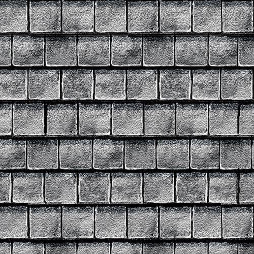 Dolls House Roof Tiles Shingles Square Slate Grey Miniature Print ...