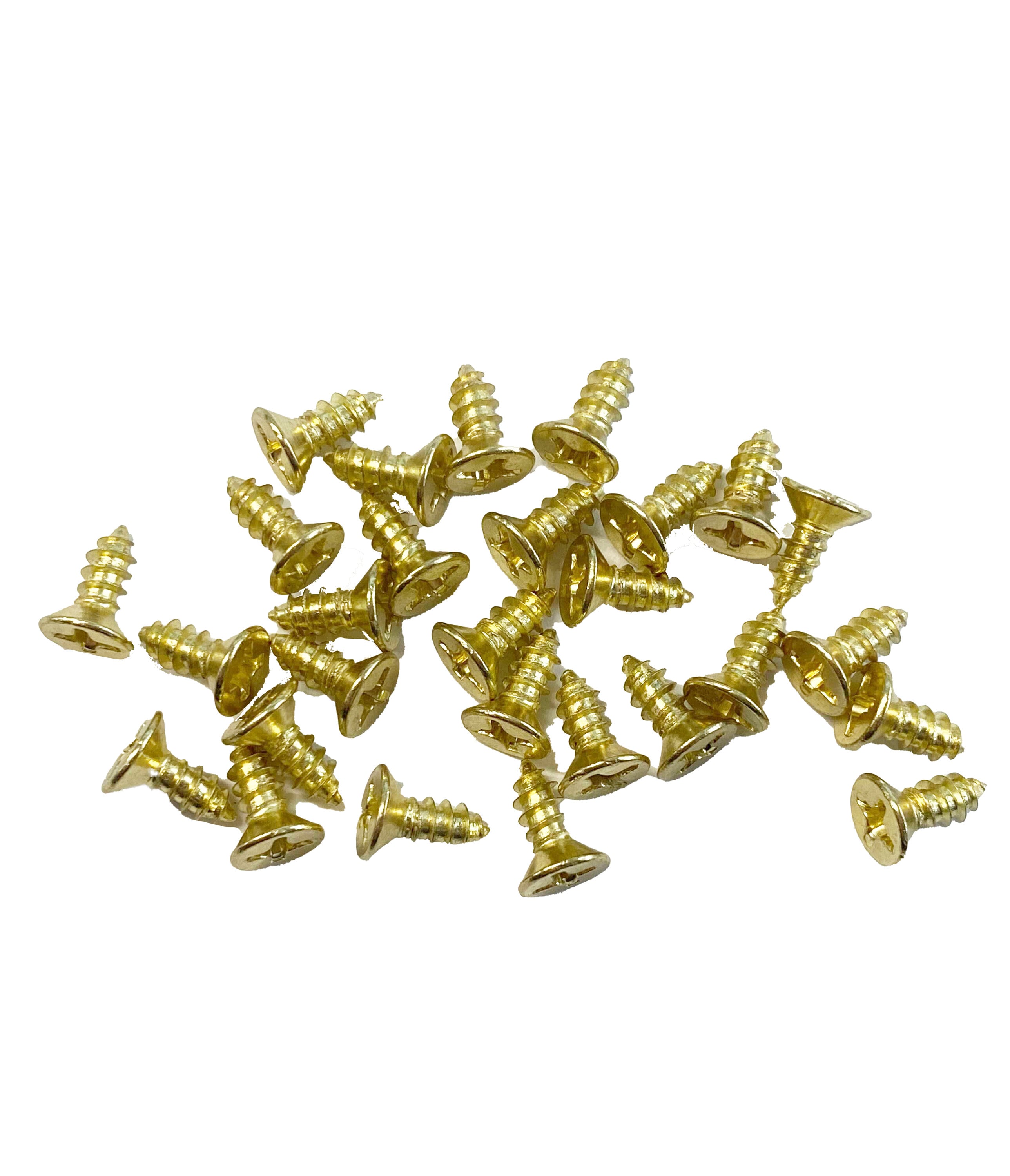 Dolls House 28 Small Brass Screws for Cranked Hinges Miniature Hardware ...