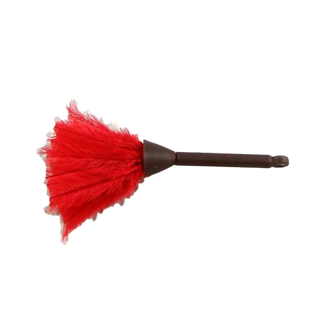 Dolls House Red Feather Duster Miniature 1:12 Scale Kitchen Cleaning ...