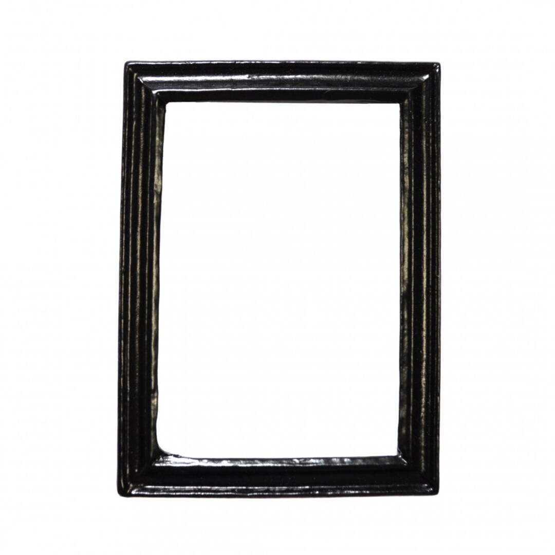 Dolls House Modern Empty Black Picture Frame Small 1:12 Miniature ...