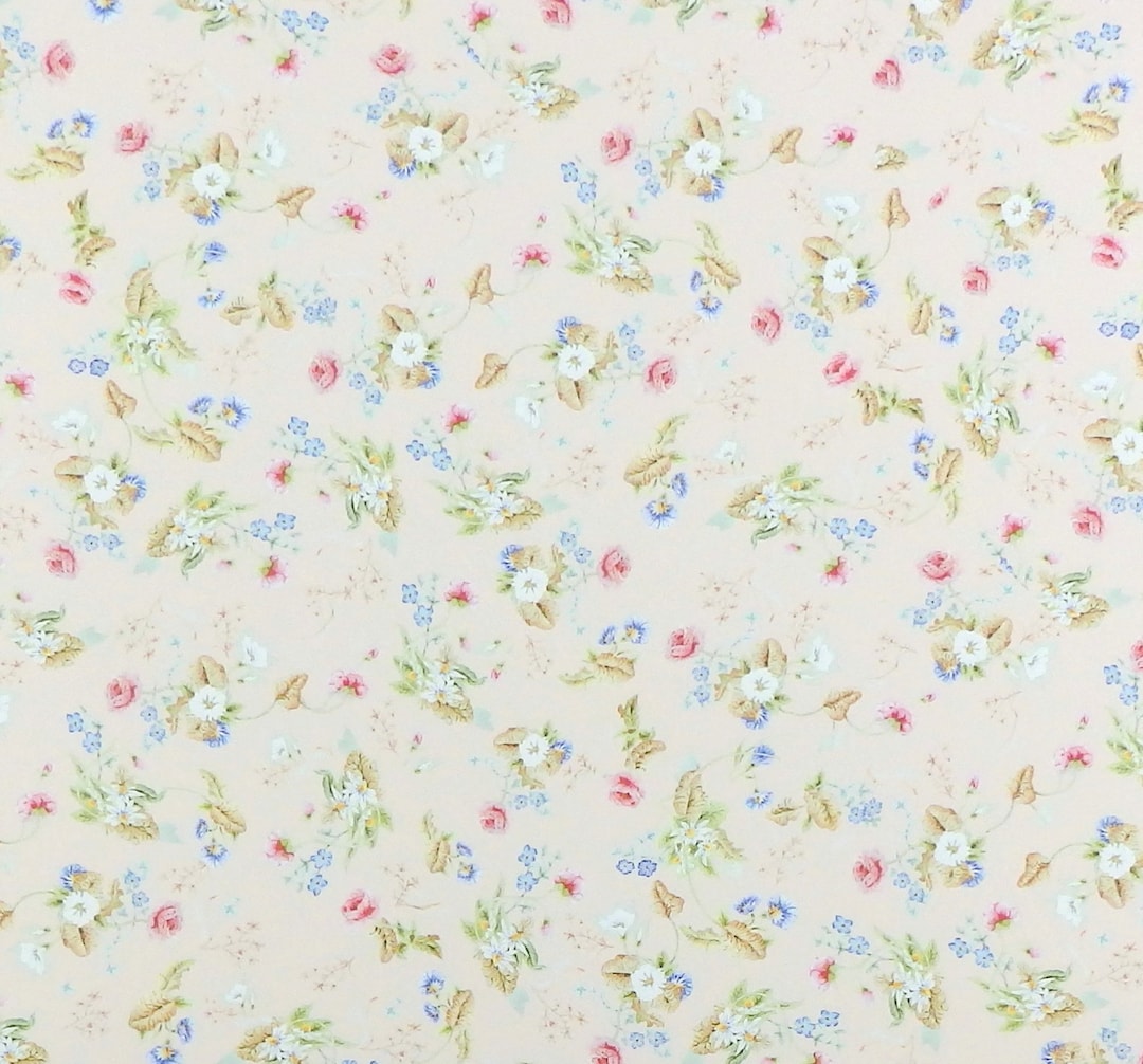 Dolls House Miniature Print 1:12 Rococo Silk Pale Pink Wallpaper - Etsy