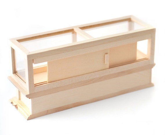 Dolls House Bare Wood Double Display Case Store Counter Shop | Etsy