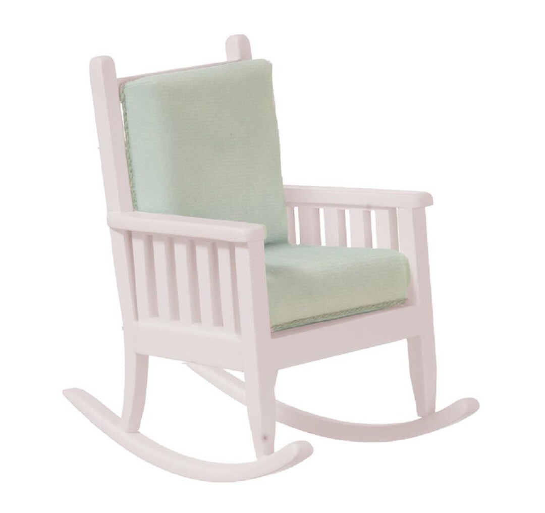 Dolls House Rocking Chair Rocker JBM Miniature Nursery Furniture 1:12 ...