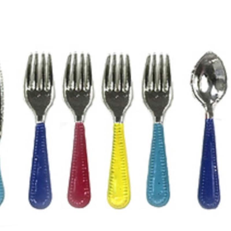 Colored Cutlery Set - Etsy