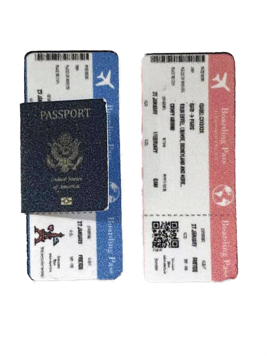 Dolls House Passport With Boarding Passes Miniature Holiday Accessory 1 ...