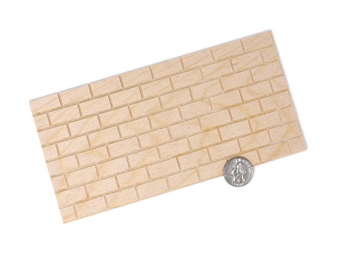 Dolls House Brick Panel Siding Cladding Decorating Building Component ...